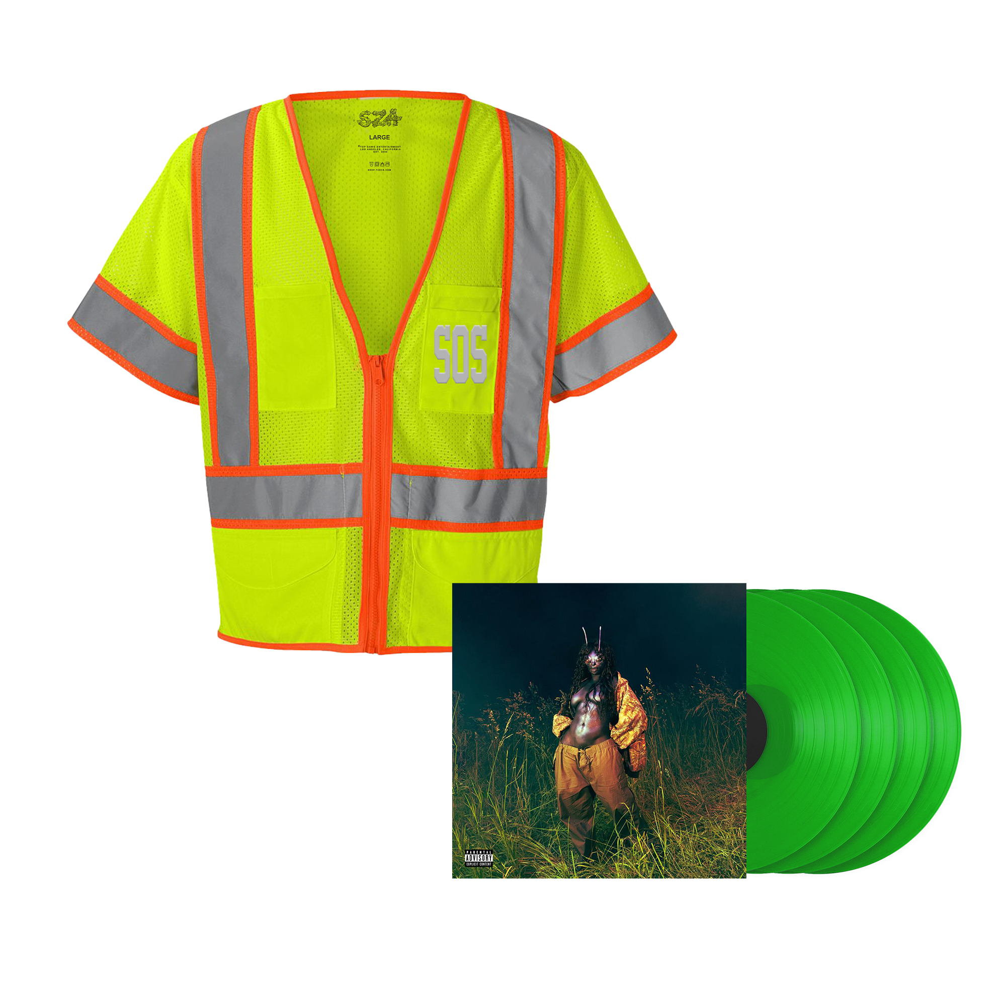 SOS DELUXE MESH VEST + 4LP VINYL – SZA AU